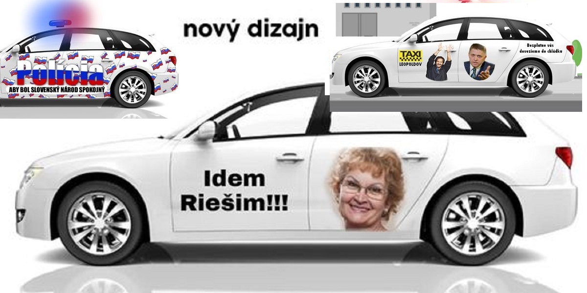 Nové policajné autá: Najlepšie a najvtipnejšie návrhy Slovákov ...